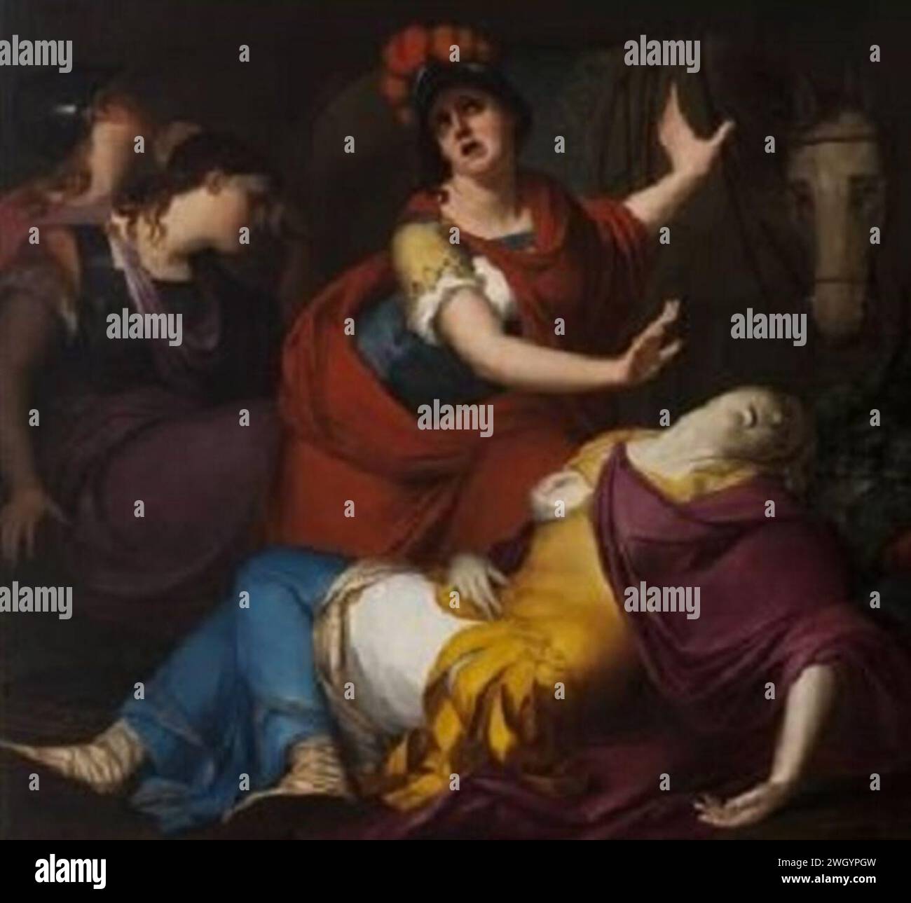 Bacigalupo Carrea Amazzoni piangono Pentesilea Stock Photo - Alamy