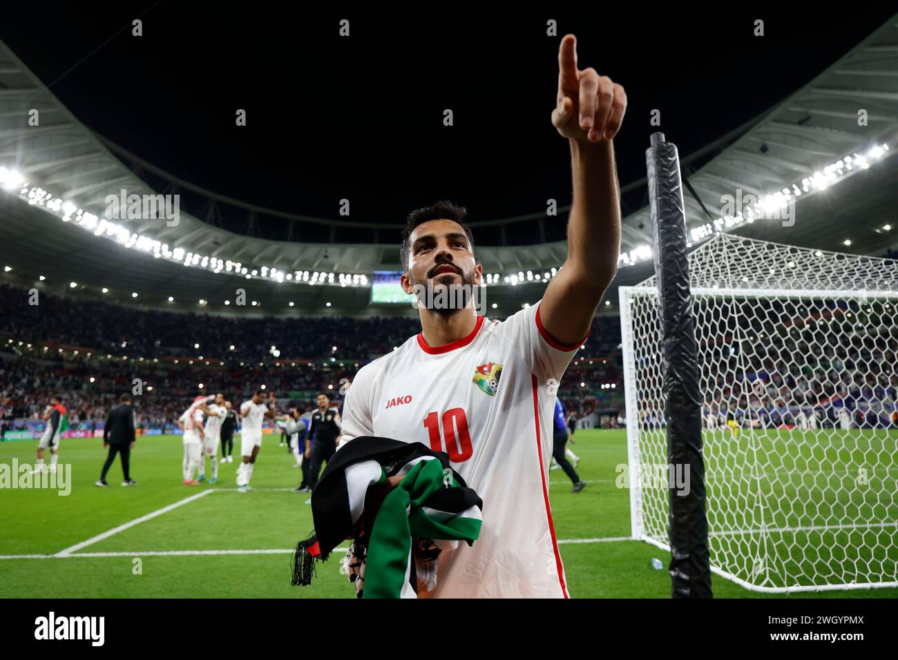 Ahmad Bin Ali Stadium, Al Rayyan, Qatar. 6th Feb, 2024. Mousa Altamari ...
