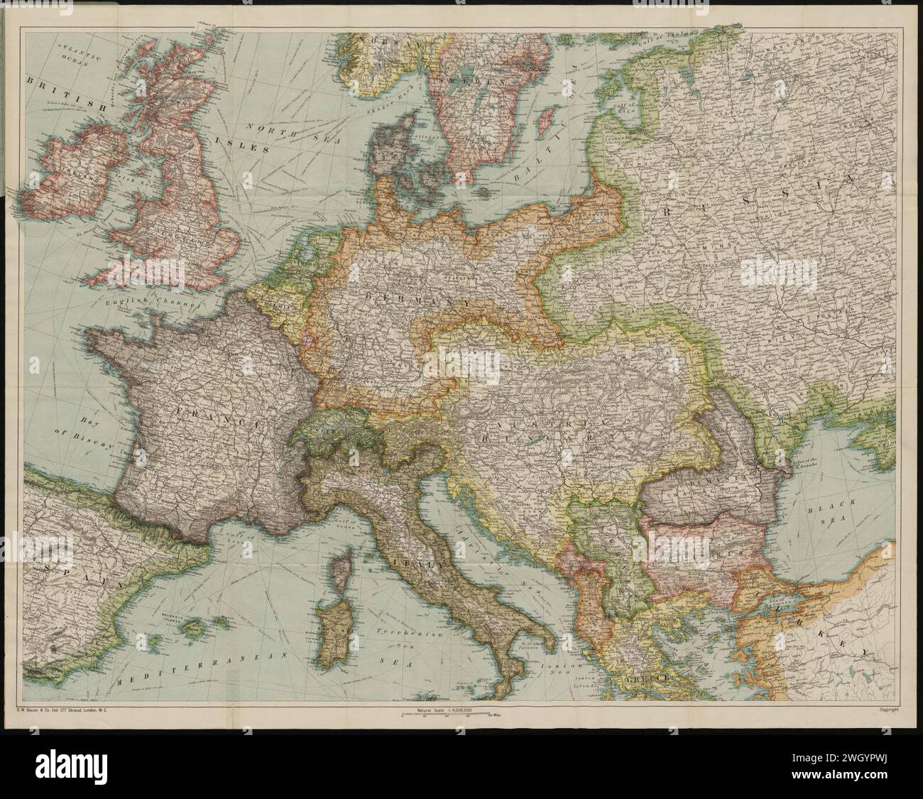 Bacons map hi-res stock photography and images - Alamy