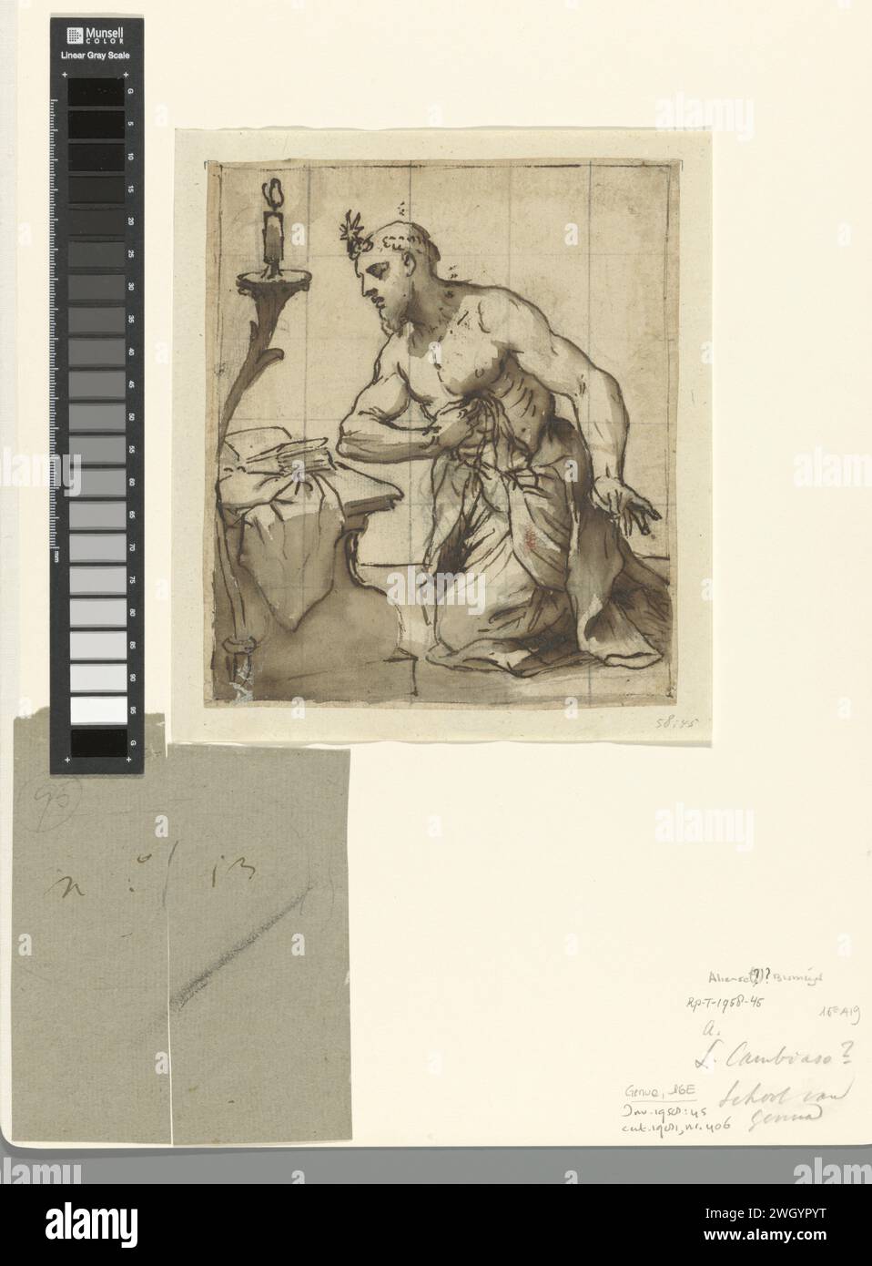Penalty Holy, Luca Cambiaso (Possible), 1500 - 1599 drawing Penalty ...