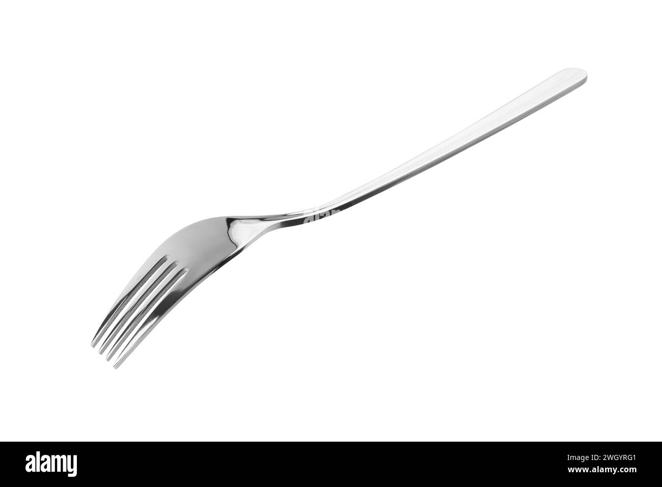 One shiny silver fork Cut Out Stock Images & Pictures - Alamy