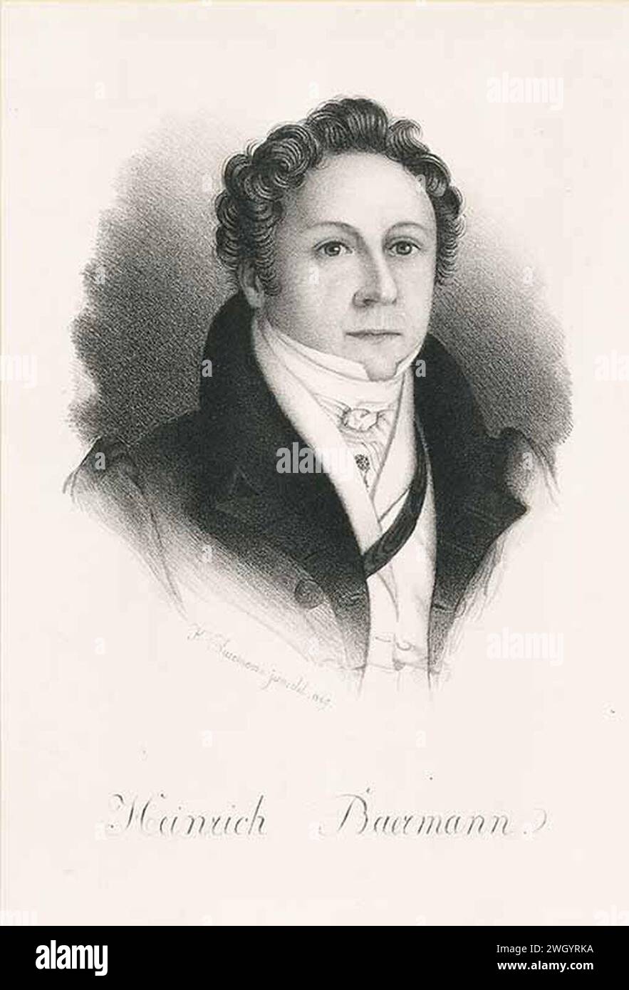 Heinrich joseph baermann hi-res stock photography and images - Alamy