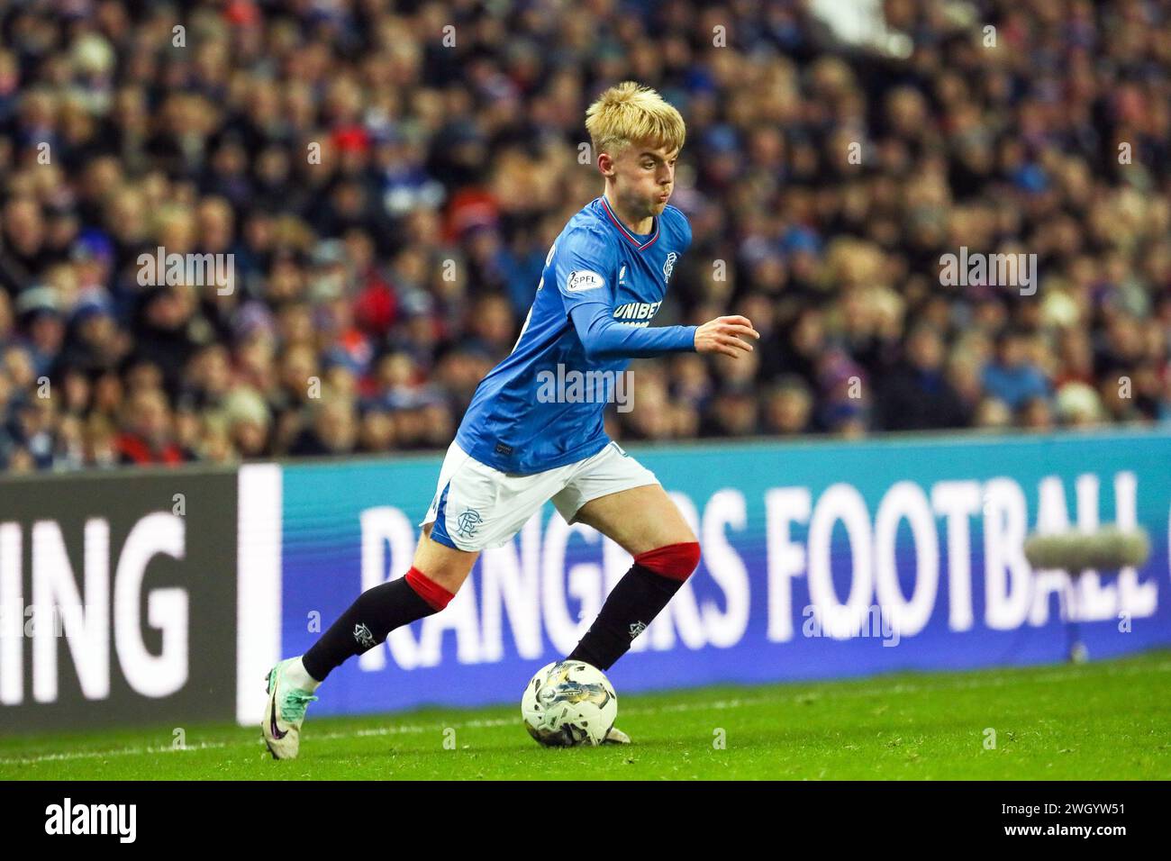 Glasgow, UK. 06th Feb, 2024. Rangers play against Aberdeen at Ibrox ...