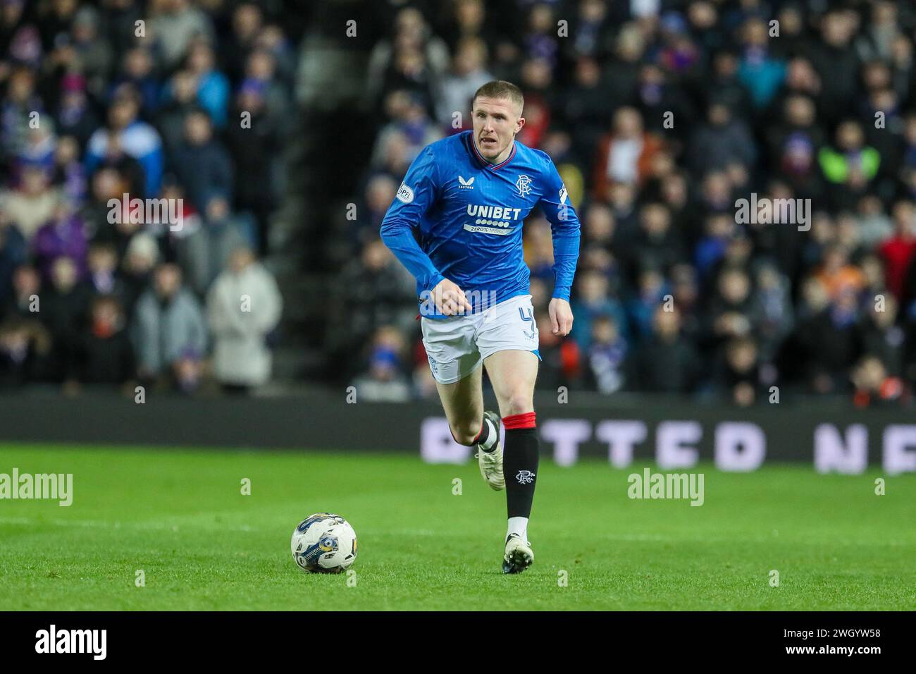 Glasgow, UK. 06th Feb, 2024. Rangers play against Aberdeen at Ibrox ...