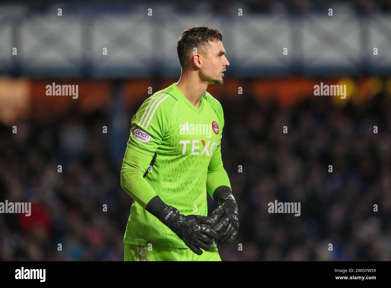 Glasgow, UK. 06th Feb, 2024. Rangers play against Aberdeen at Ibrox ...