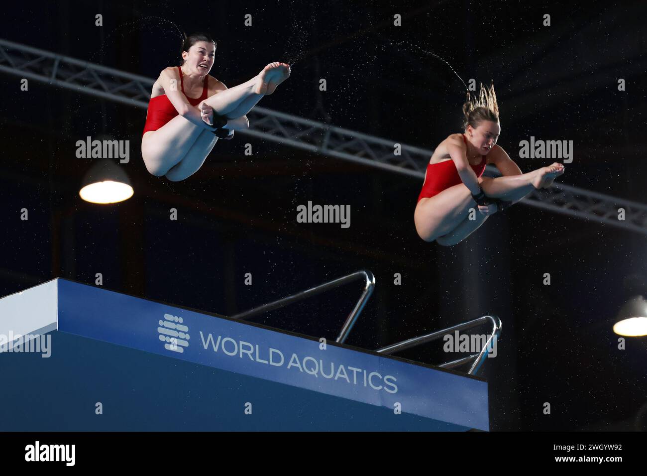 Doha, Qatar. 6th Feb, 2024. Lois Toulson & Andrea Spendolini Sirieix ...
