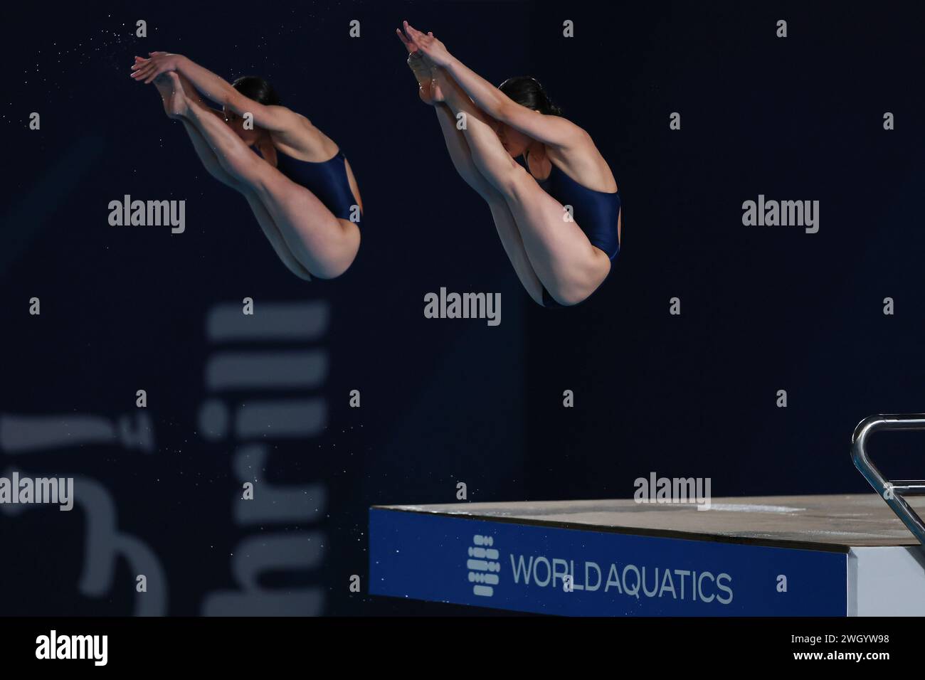 Doha, Qatar. 6th Feb, 2024. Mi Rae Kim & Jin Mi Jo (PRK) Diving : World ...