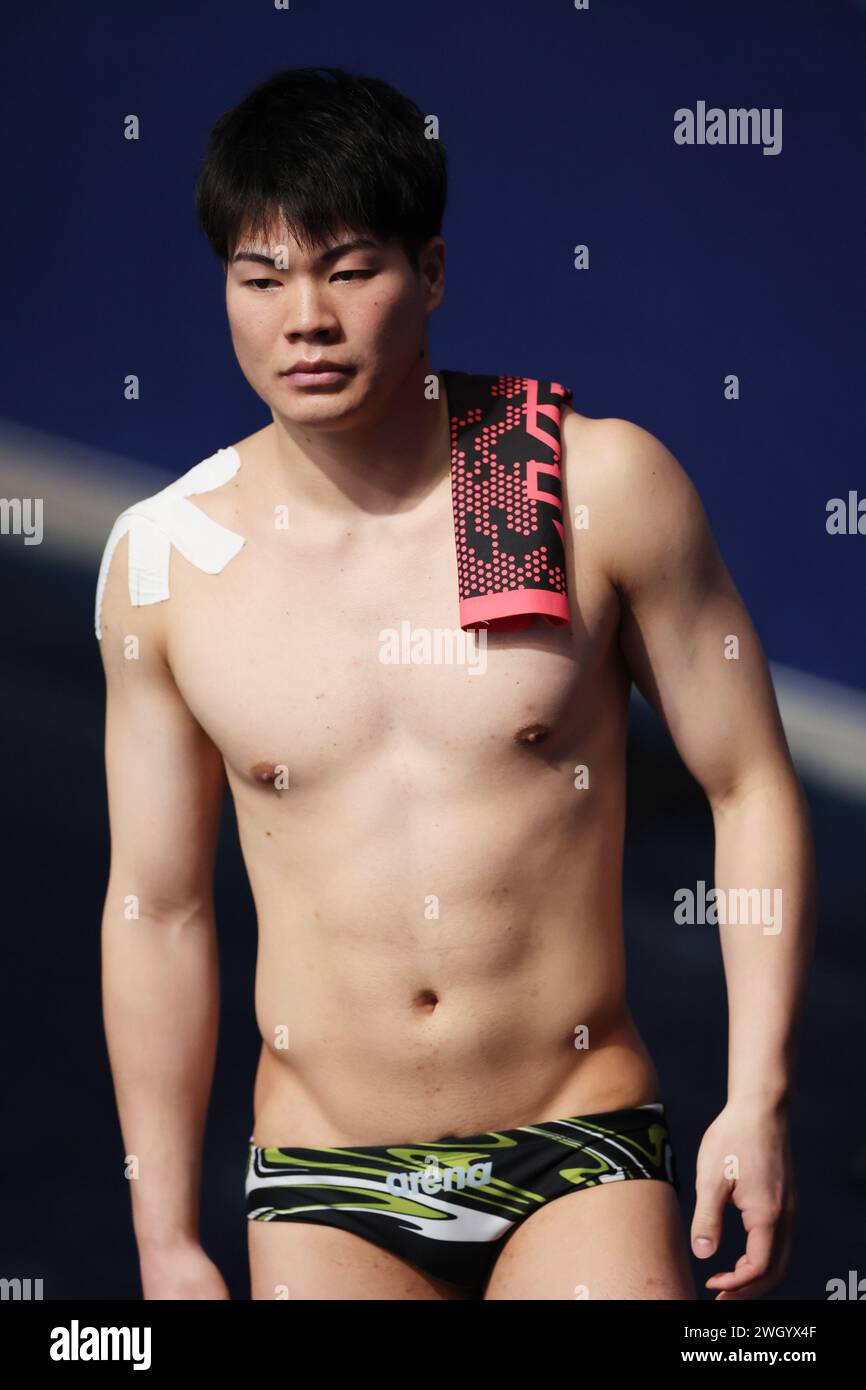 Doha, Qatar. 6th Feb, 2024. Haruki Suyama (JPN) Diving : World Aquatics Championships Doha 2024 ...