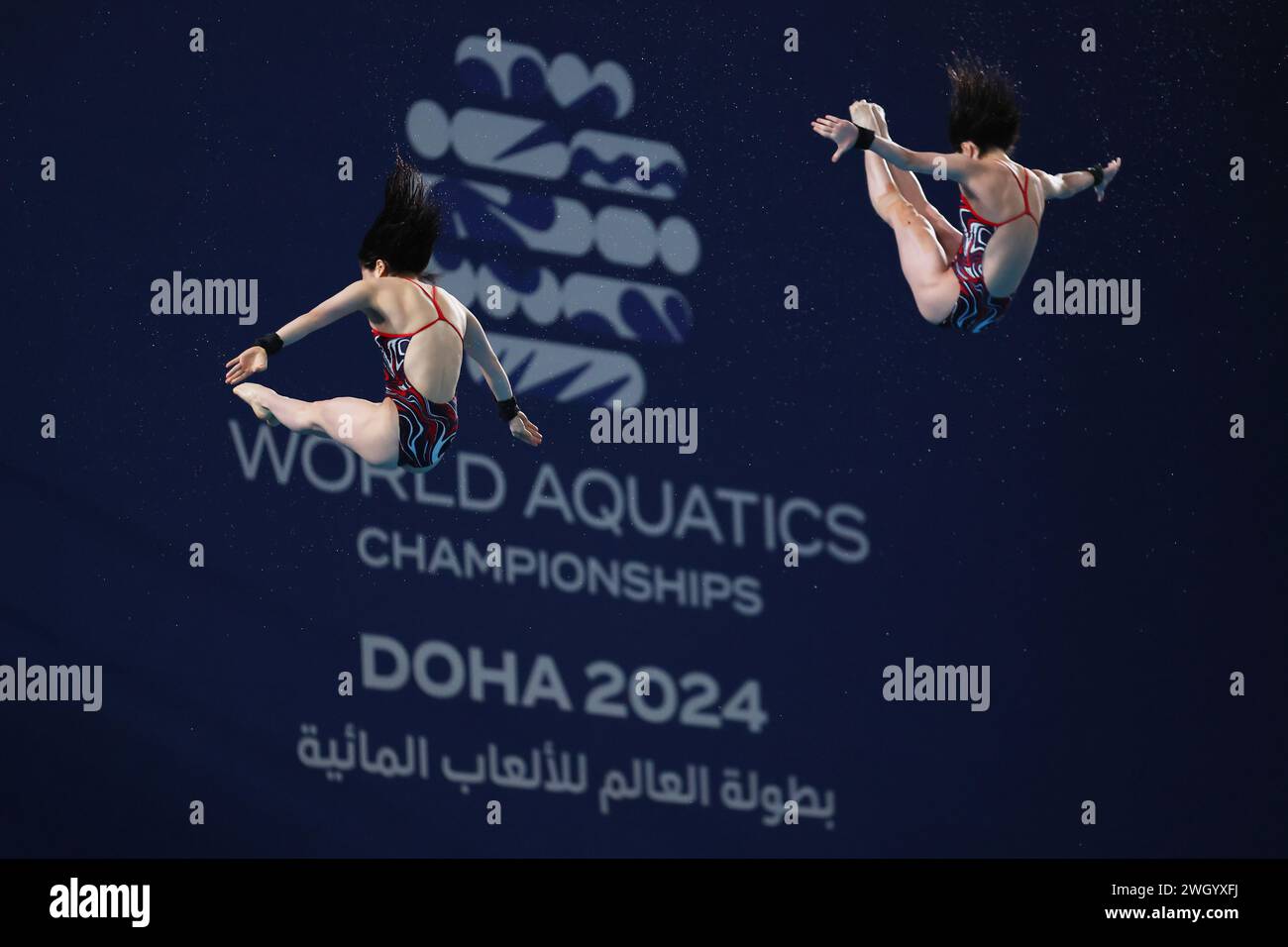 Doha, Qatar. 6th Feb, 2024. Matsuri Arai & Minami Itahashi (JPN) Diving ...