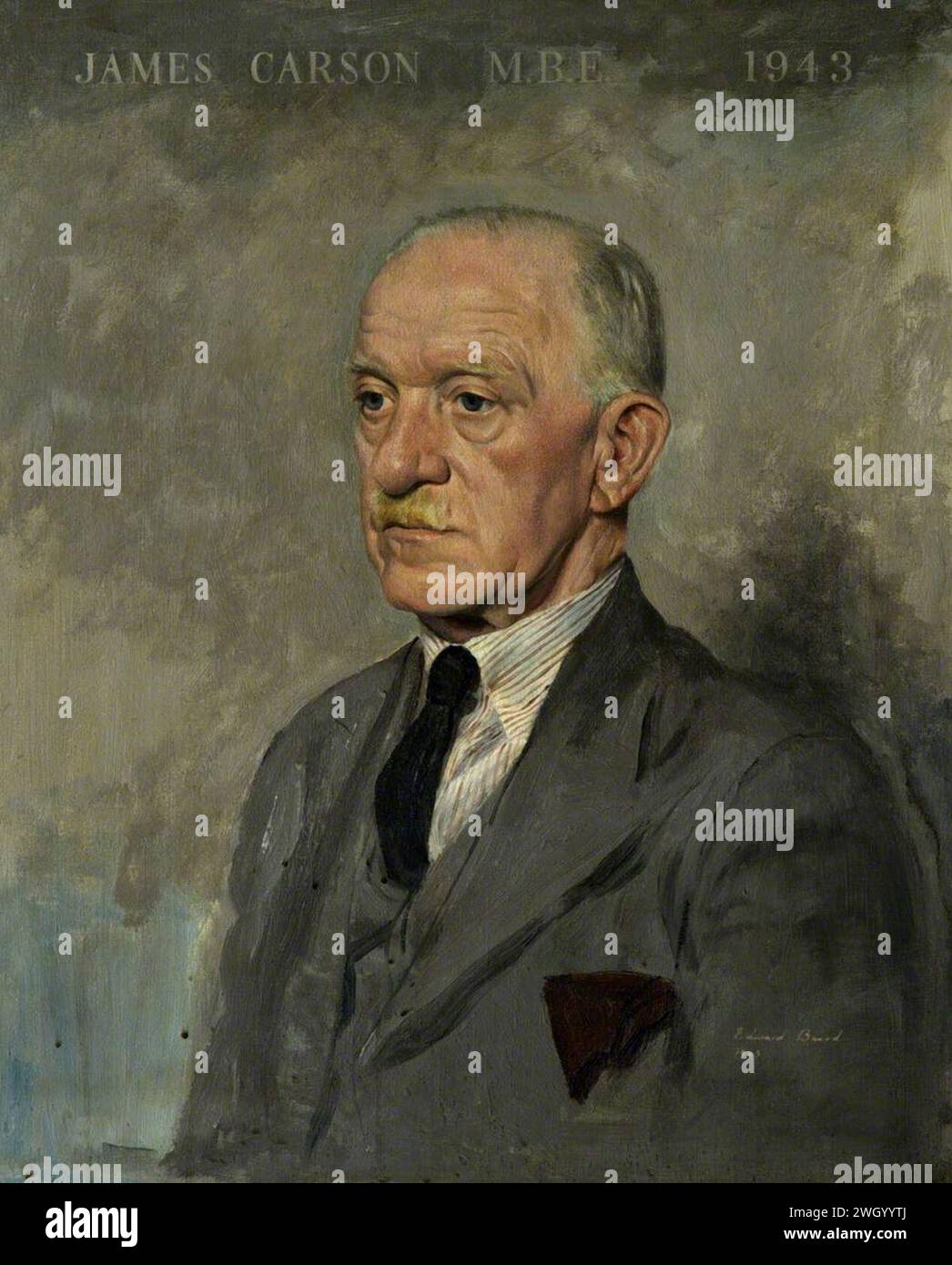 Baird-James Carson MBE-1943 Stock Photo - Alamy