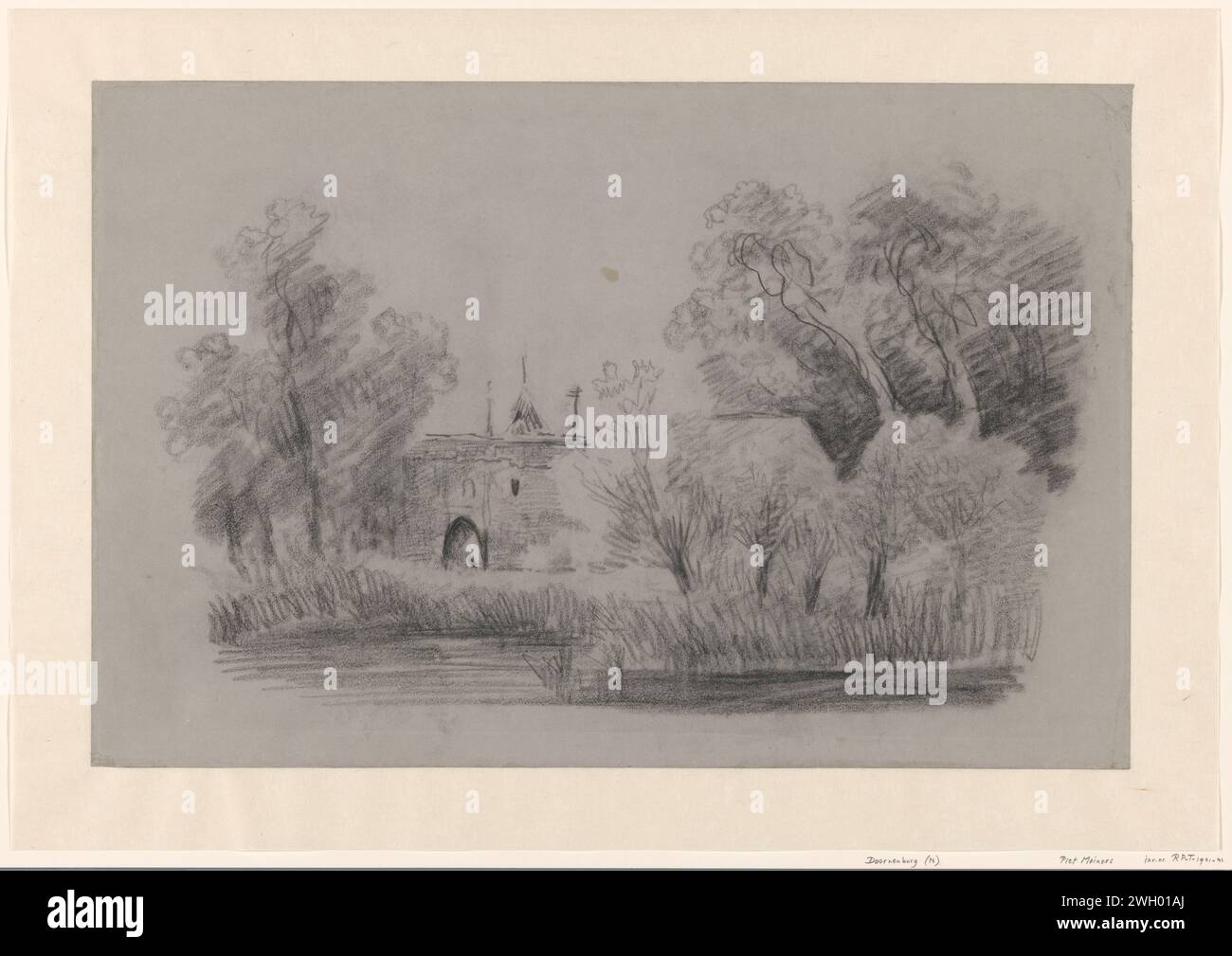 The Doornenburg Castle, between Trees, Piet Meiners, 1867 - 1903 ...