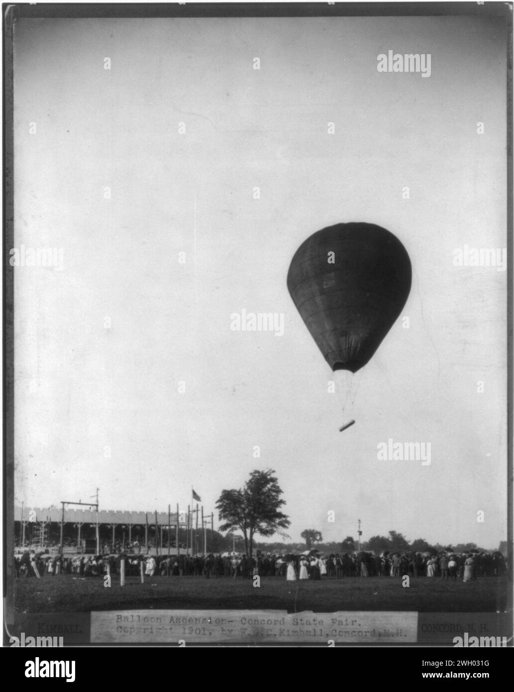 Balloon Ascension - Concord State Fair, Concord, N.H Stock Photo - Alamy