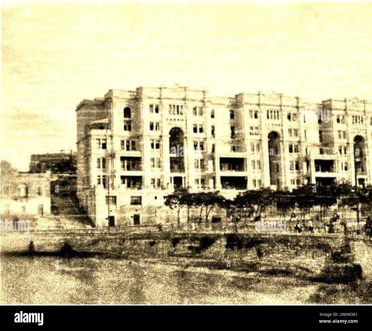 Balluta buildings in St Julian's 1943 Stock Photo - Alamy