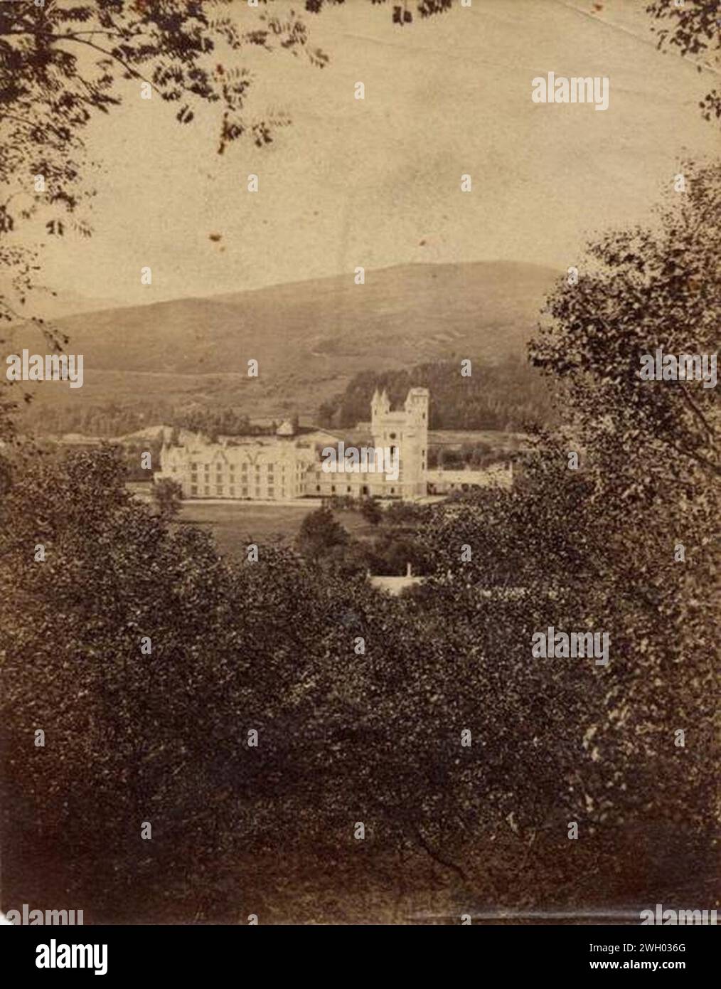 Balmoral Castle - George Washington Wilson Stock Photo - Alamy