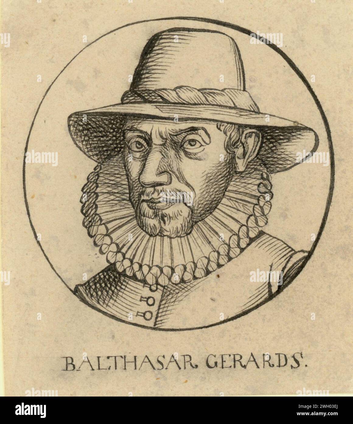 Balthasar Gerards SAD inv. nr. 9095 Stock Photo - Alamy