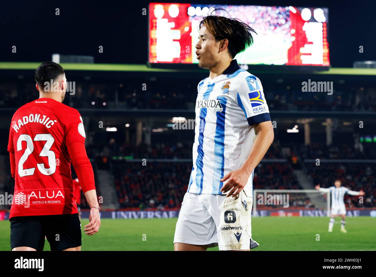 Palma de Mallorca, Spain. Credit: D. 6th Feb, 2024. Takefusa Kubo (Sociedad) Football/Soccer ...