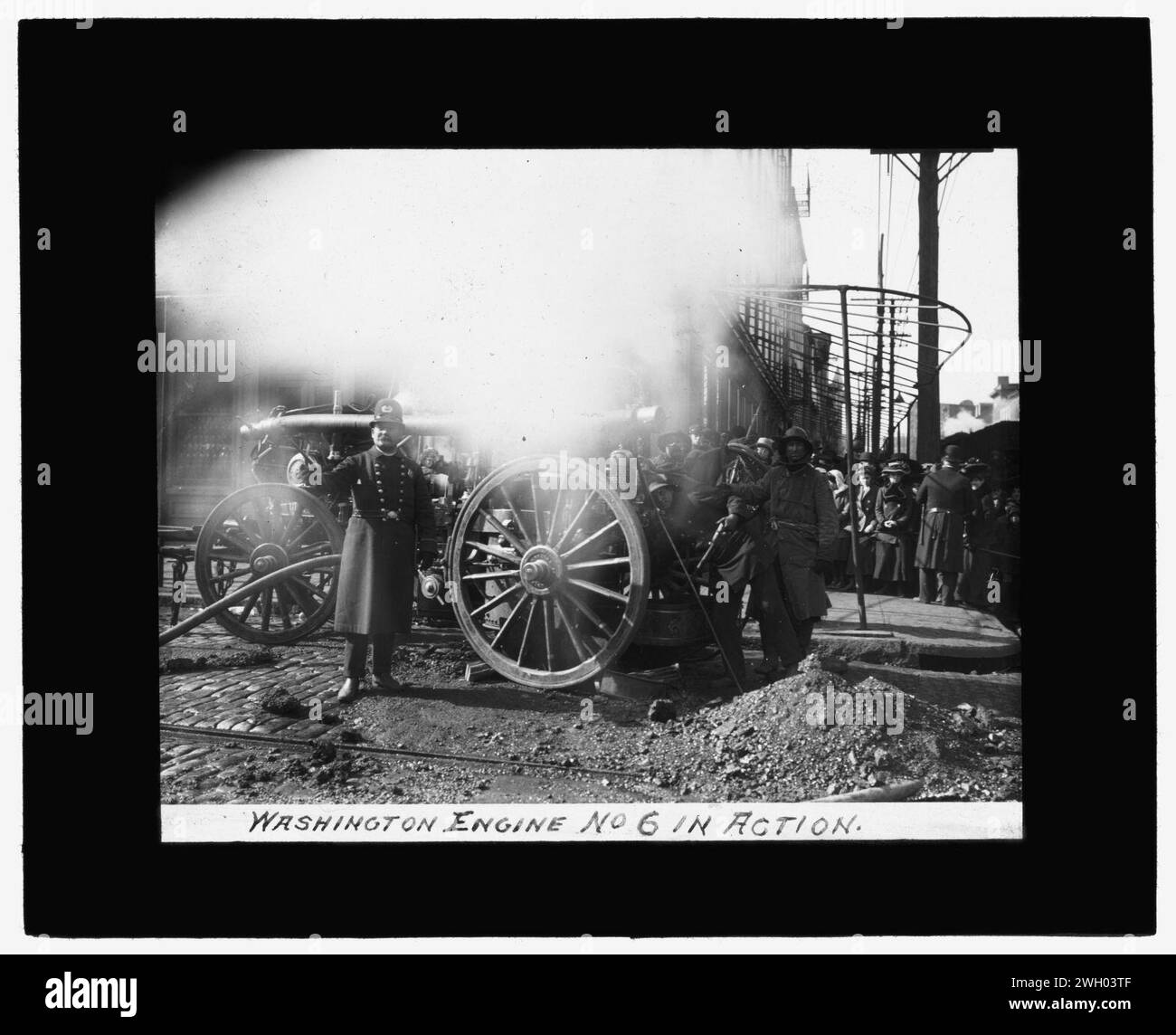 Vintage fire engine in Cut Out Stock Images & Pictures - Alamy