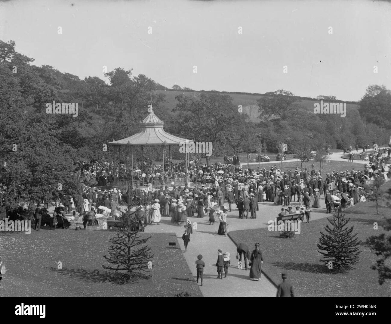 Historical bandstand Black and White Stock Photos & Images - Alamy