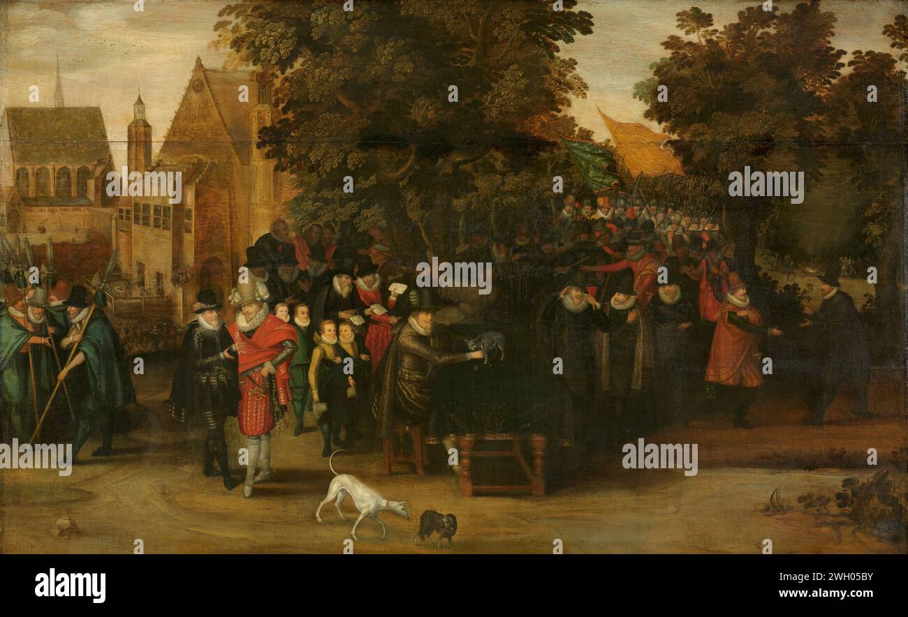 Satirical Show on Dutch Politics Around 1619, Adriaen Pietersz van de ...