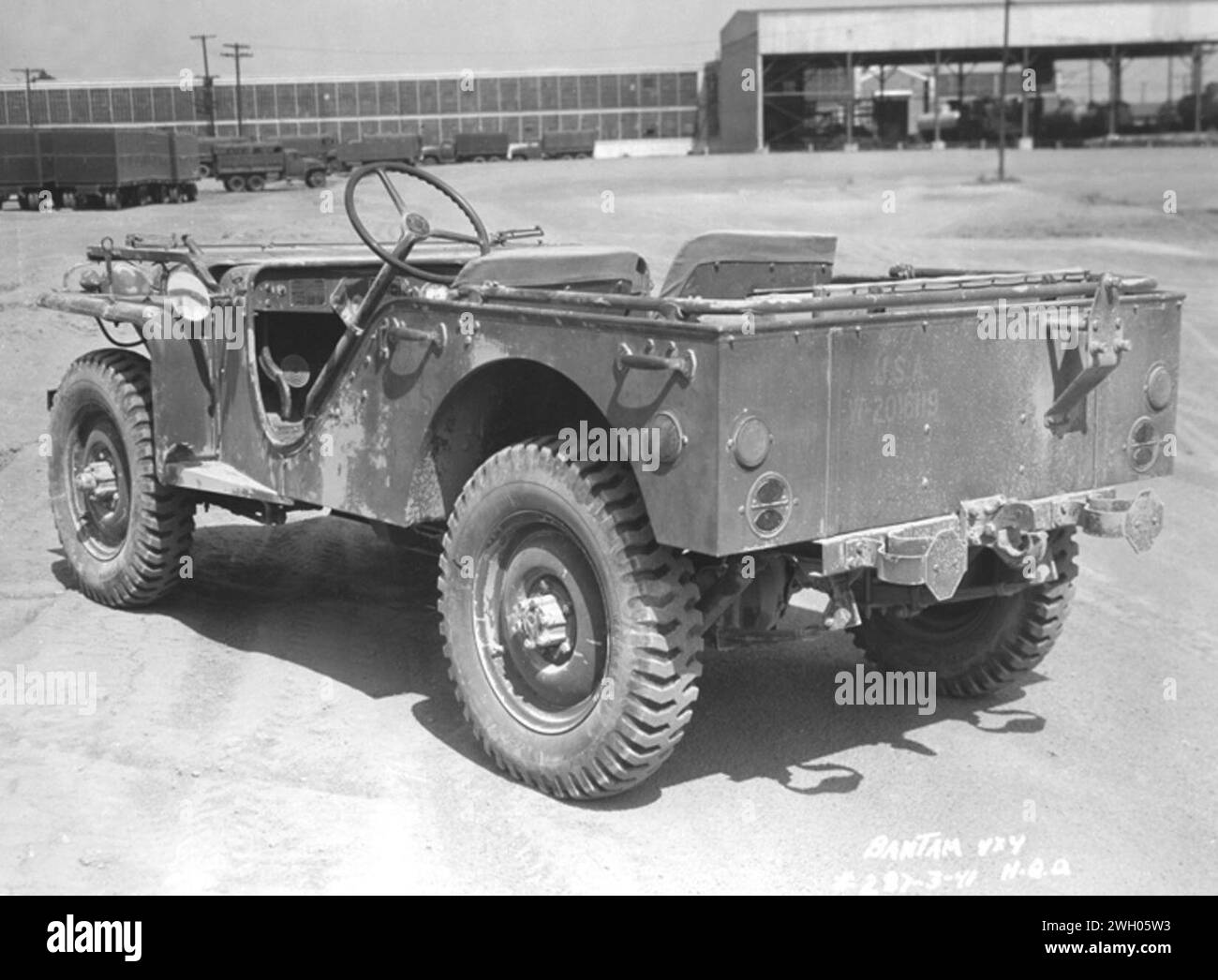 Bantam BRC-40 Left rear Sardine Tin body but Fully Square rear corners ...