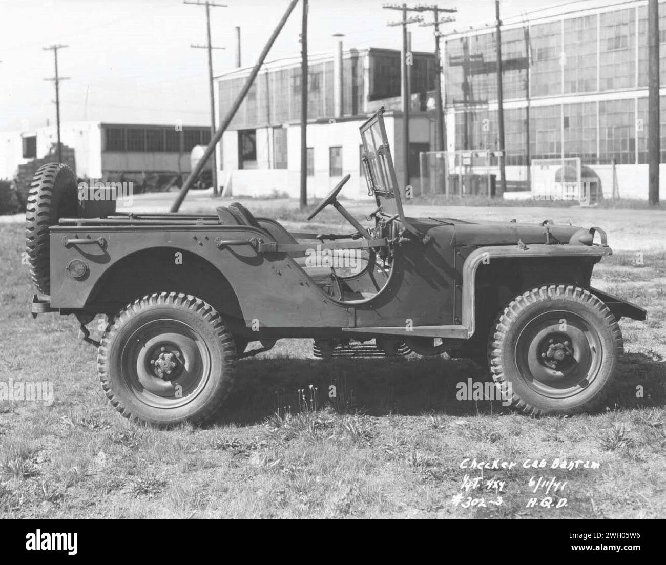 Bantam BRC-40 pilot ¼-ton, 4x4 jeep, built by Checker Cab, with 4-wheel ...