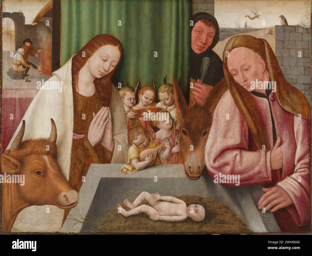 Nativity, Jheronimus Bosch (Manner of), c. 1550 - c. 1600 painting The ...