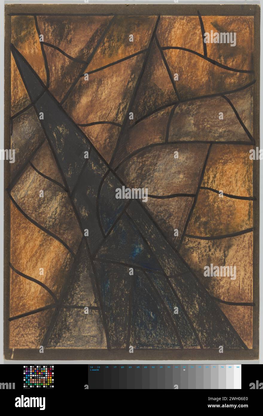 Design for window in the Noordertransept in the Dom in Utrecht, c. 1934 ...