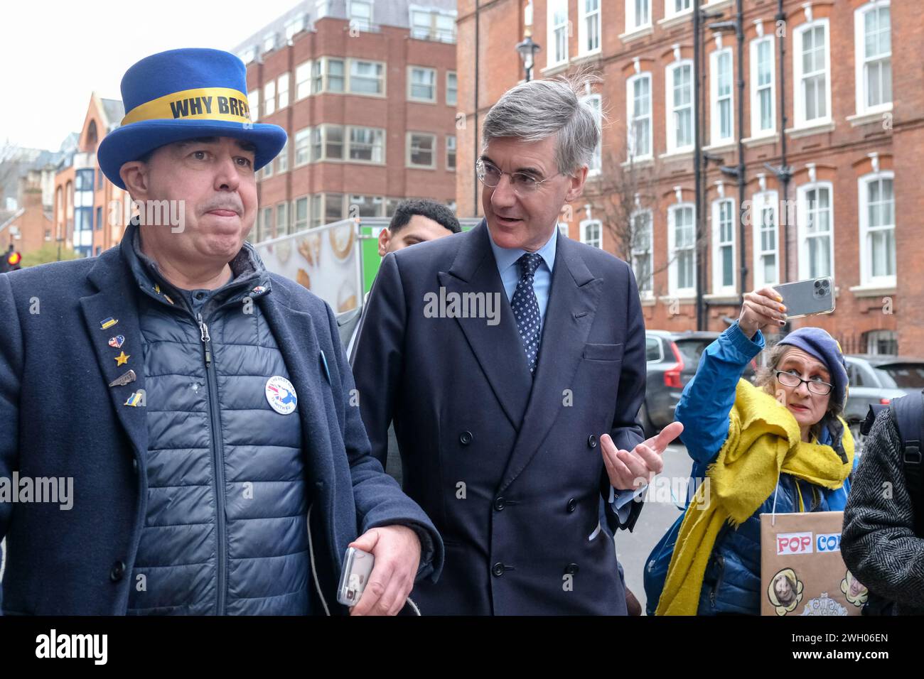 London, UK, 6th February, 2024. Jacob Rees-Mogg leaves the Emmanuel ...