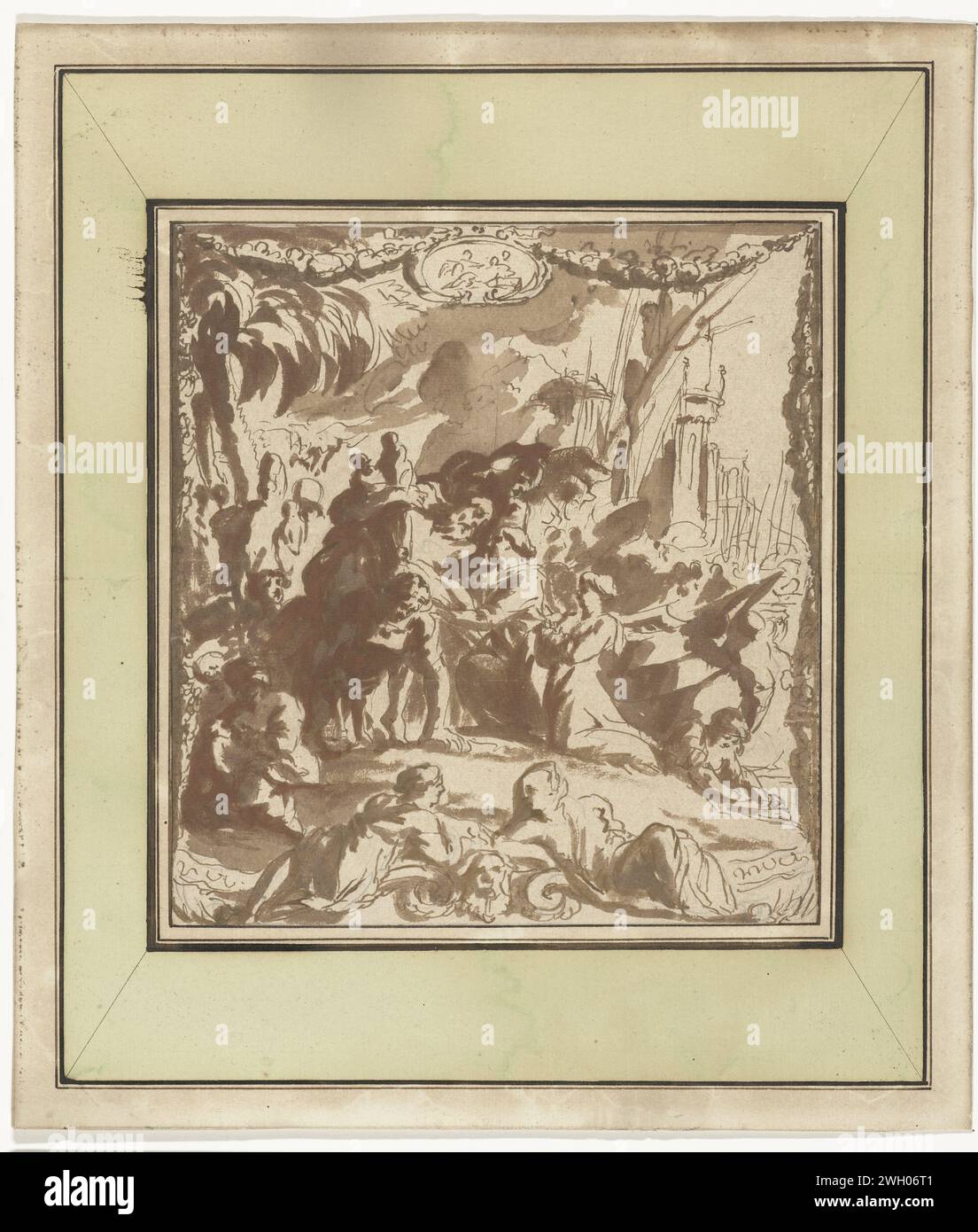 Painting troy burning hi-res stock photography and images - Alamy