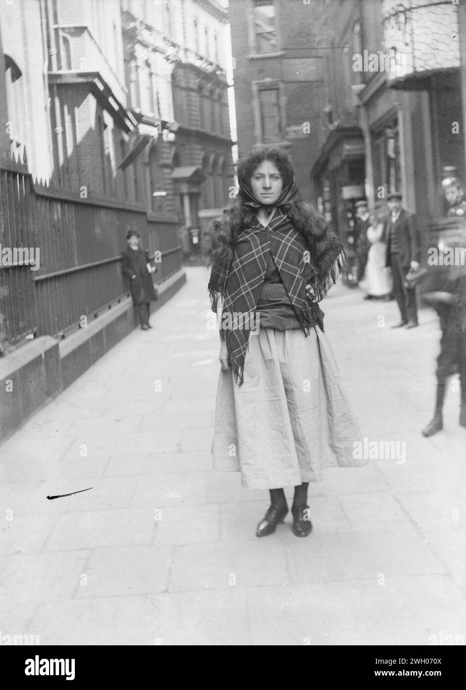 Barbara Ayrton-Gould dressed as a fisher girl representing Grace ...