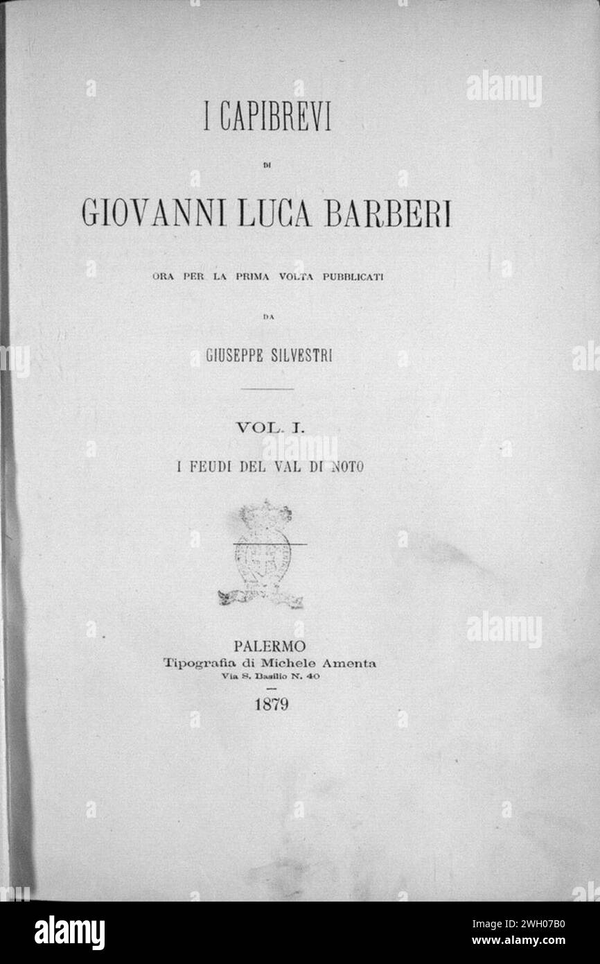 Barberi Black and White Stock Photos & Images - Alamy