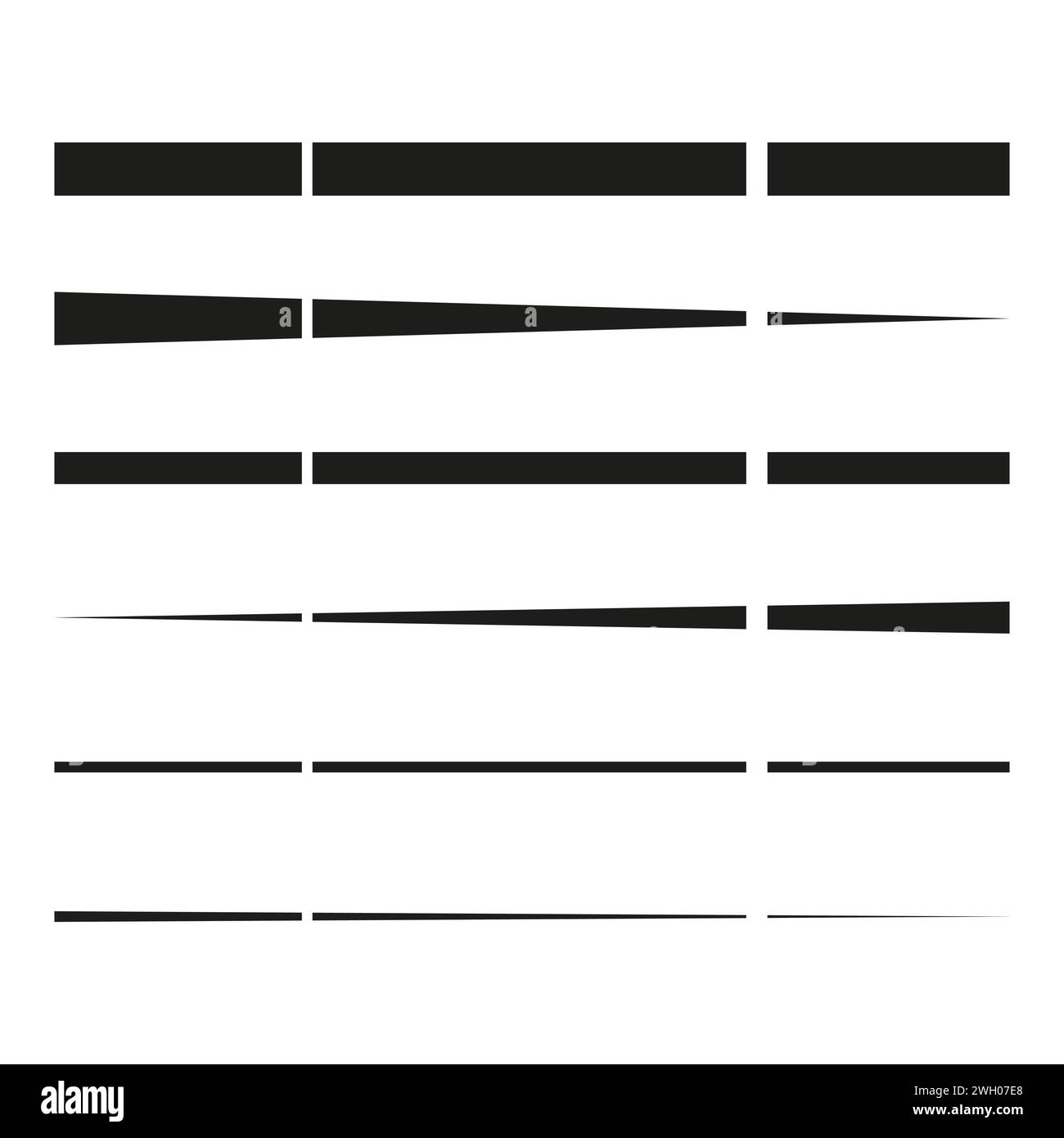 Intermittent lines Cut Out Stock Images & Pictures - Alamy