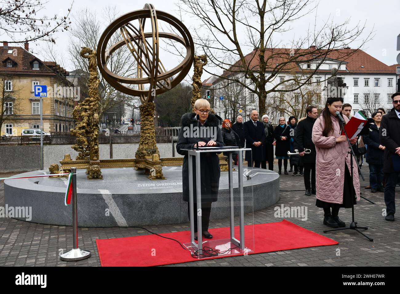 (240207) -- LJUBLJANA, Feb. 7, 2024 (Xinhua) -- Slovenian President ...