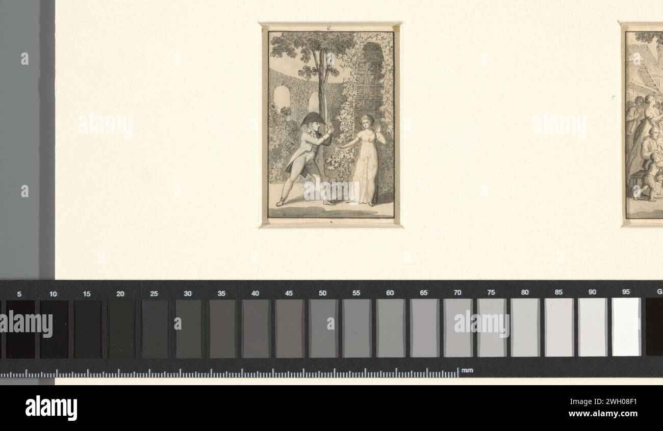 Lord with stab appeals to a lady for a garden prieel, sigmund ferdinand ...