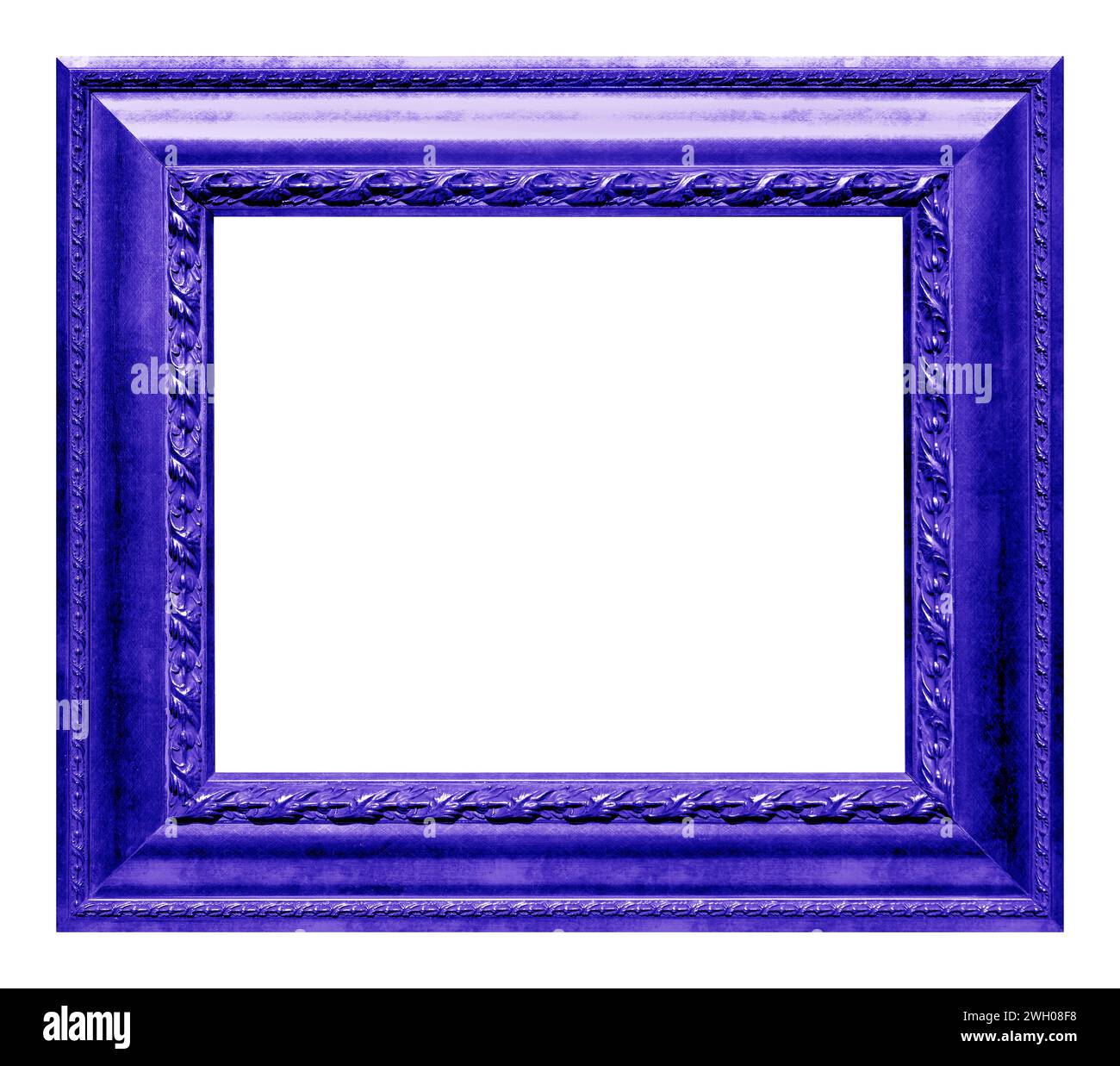 Antique violet frame isolated on the white background Stock Photo - Alamy