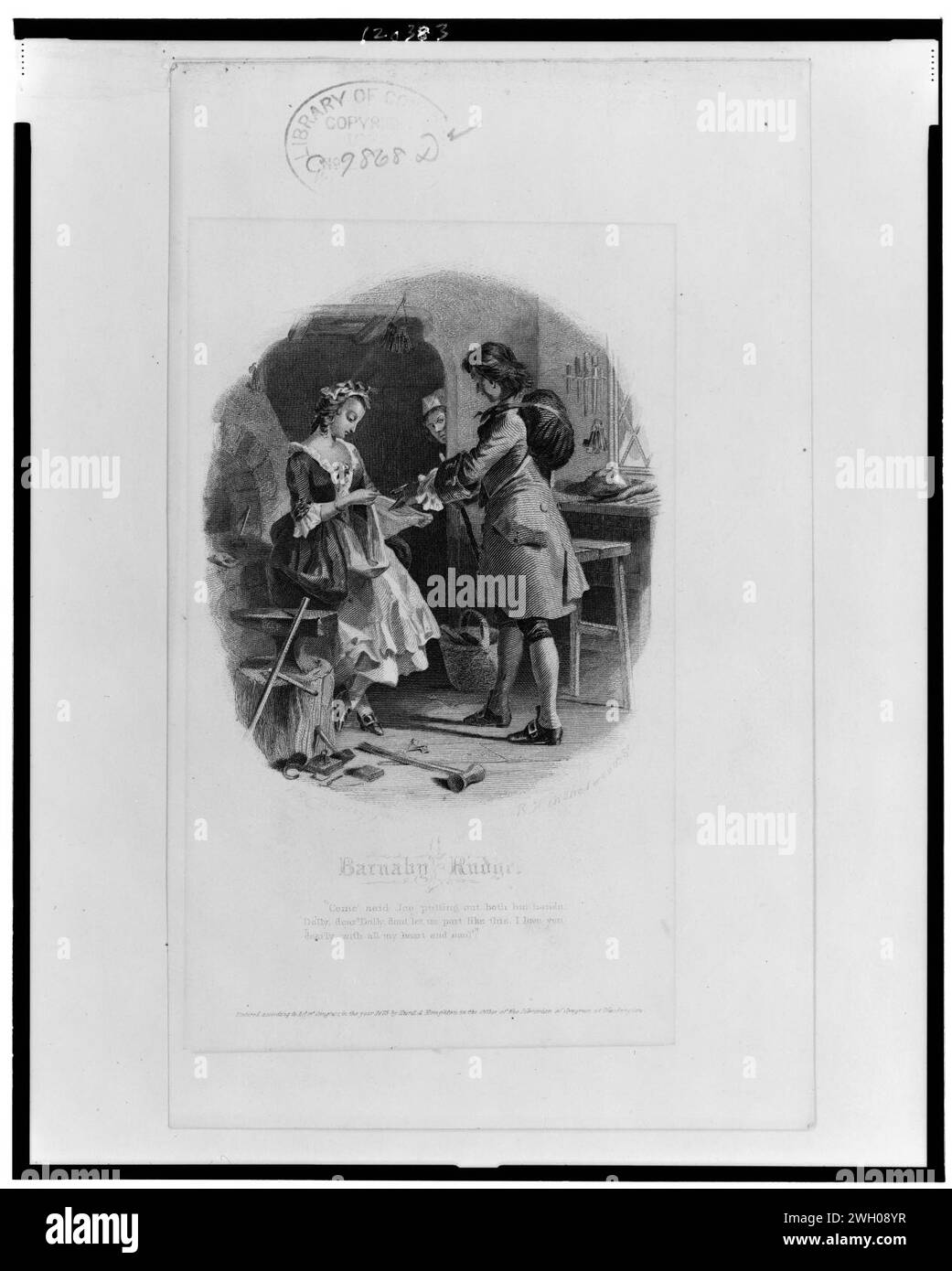 Barnaby rudge Black and White Stock Photos & Images - Alamy