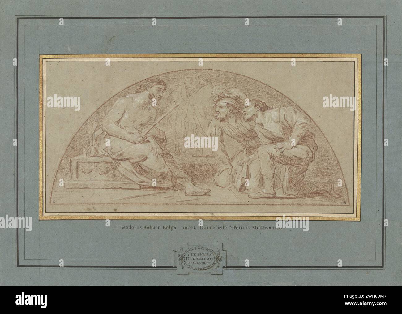 Mocking of Christ, Louis Jean Jacques Durameau, After David de Haen ...