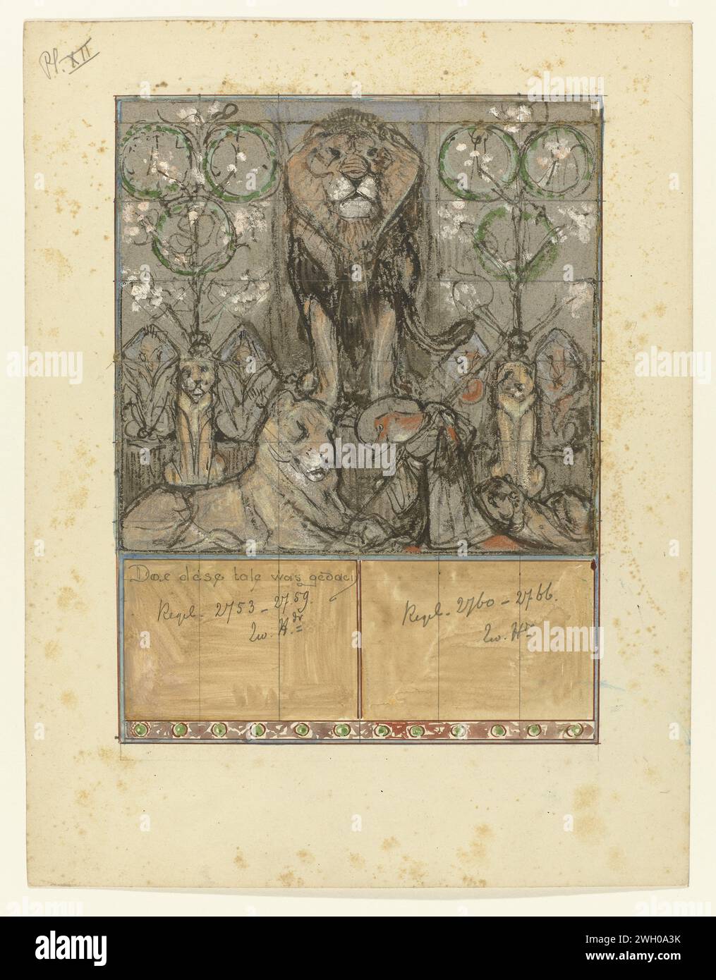 Koning Nobel gives Reinaert de Vrijheid, Bernard Willem Wierink, 1866 ...