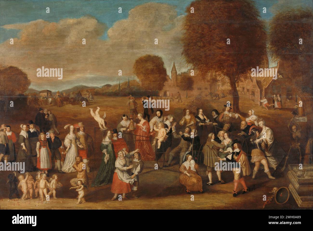 The marriage trap: an allegory of marriage, Hendrik Noorderwiel, 1647 ...