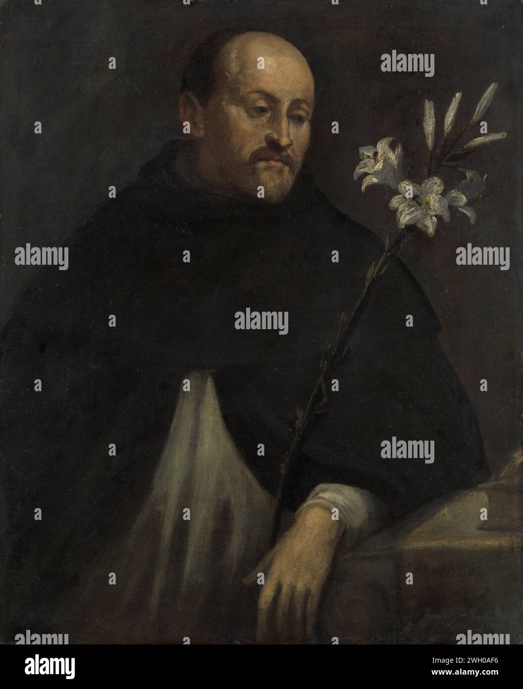 Saint Dominic, anonymous, 1550 - 1600 painting The Holy Dominicus, half ...