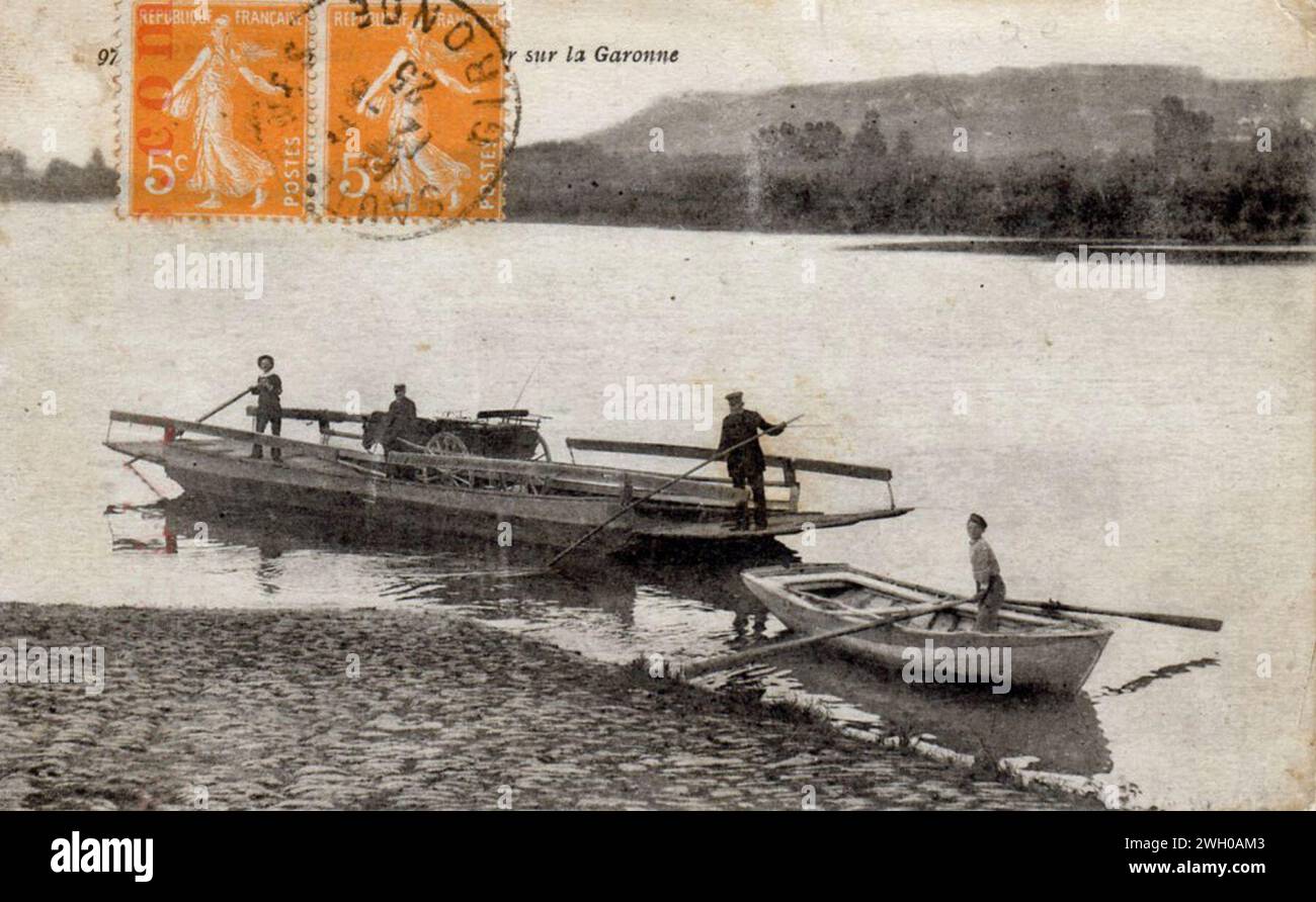 Barsac - bords de la Garonne 9 Stock Photo - Alamy