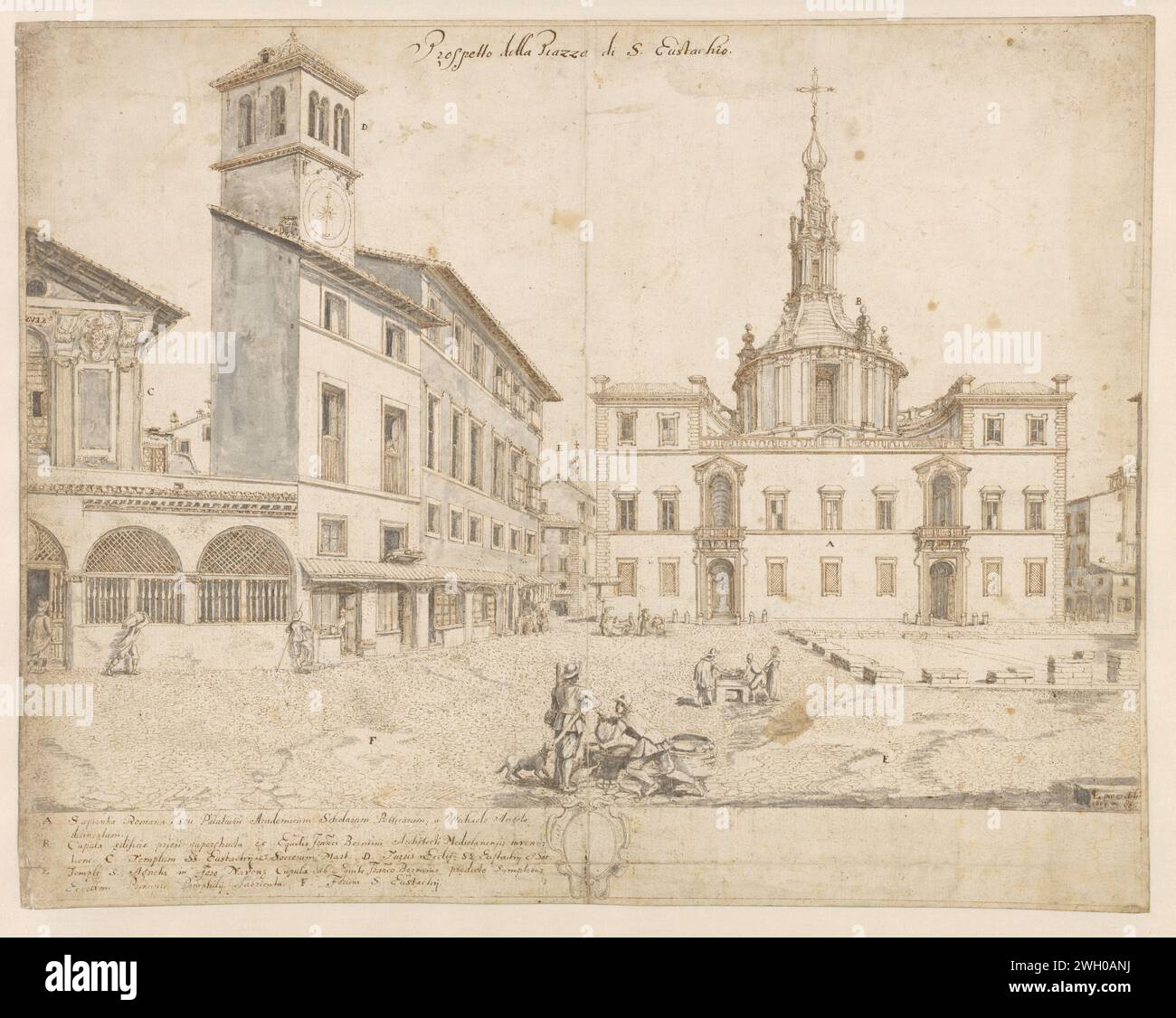 Piazza san eustachio hi-res stock photography and images - Alamy