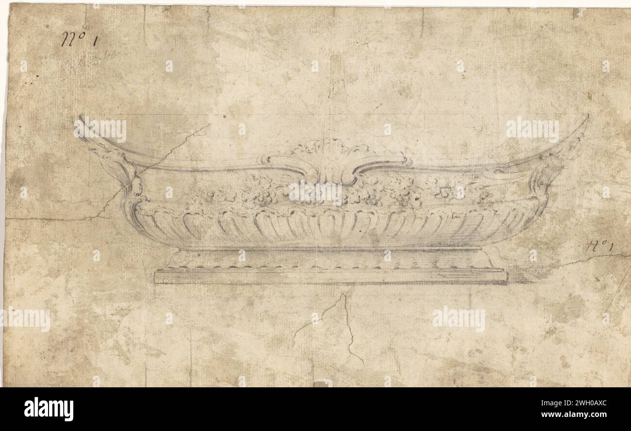 Design for a scale (front view), anonymous, c. 1740 - c. 1760 Paris ...