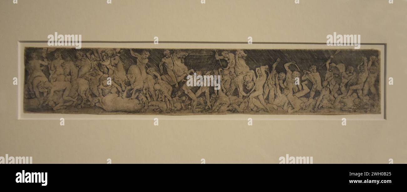 Barthel Beham - Batalla de Tiberio Graco (1528 Stock Photo - Alamy