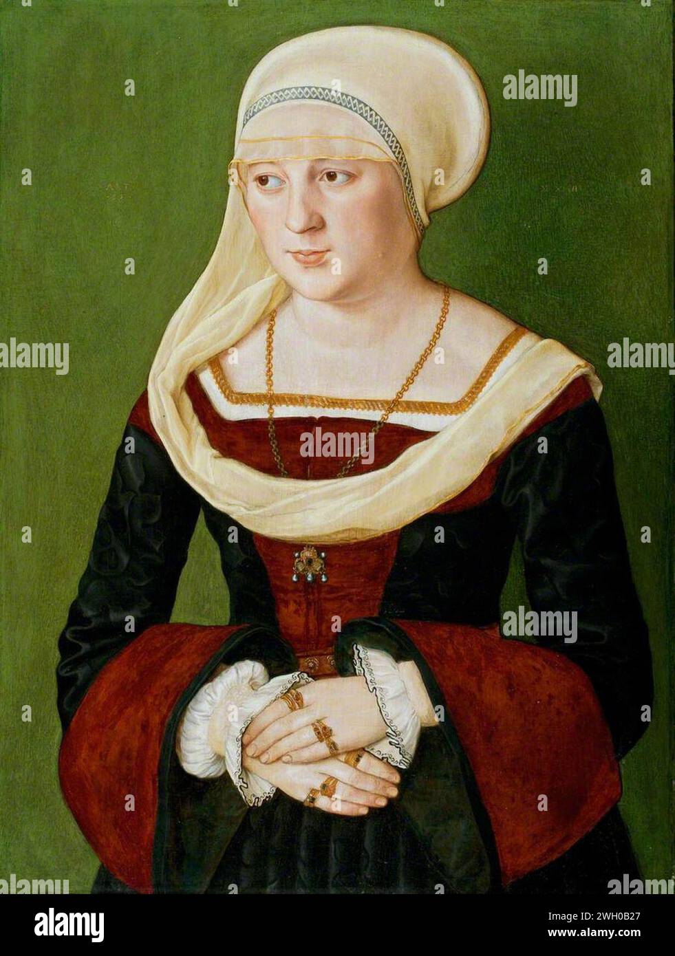 Barthel Beham (1502-1540) - Anna Scheit, née Memminger Stock Photo - Alamy