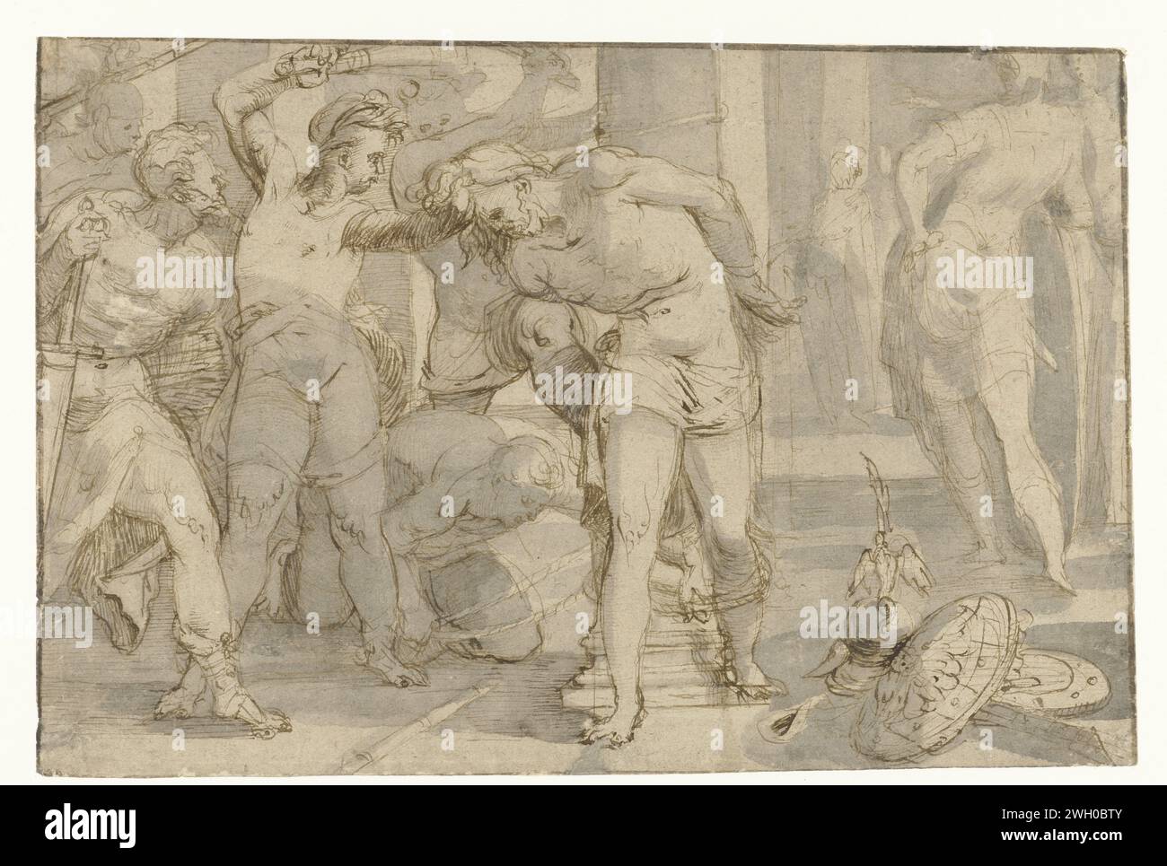 The scope of Christ, Master of the Egmont albums, 1590 - 1600 drawing ...