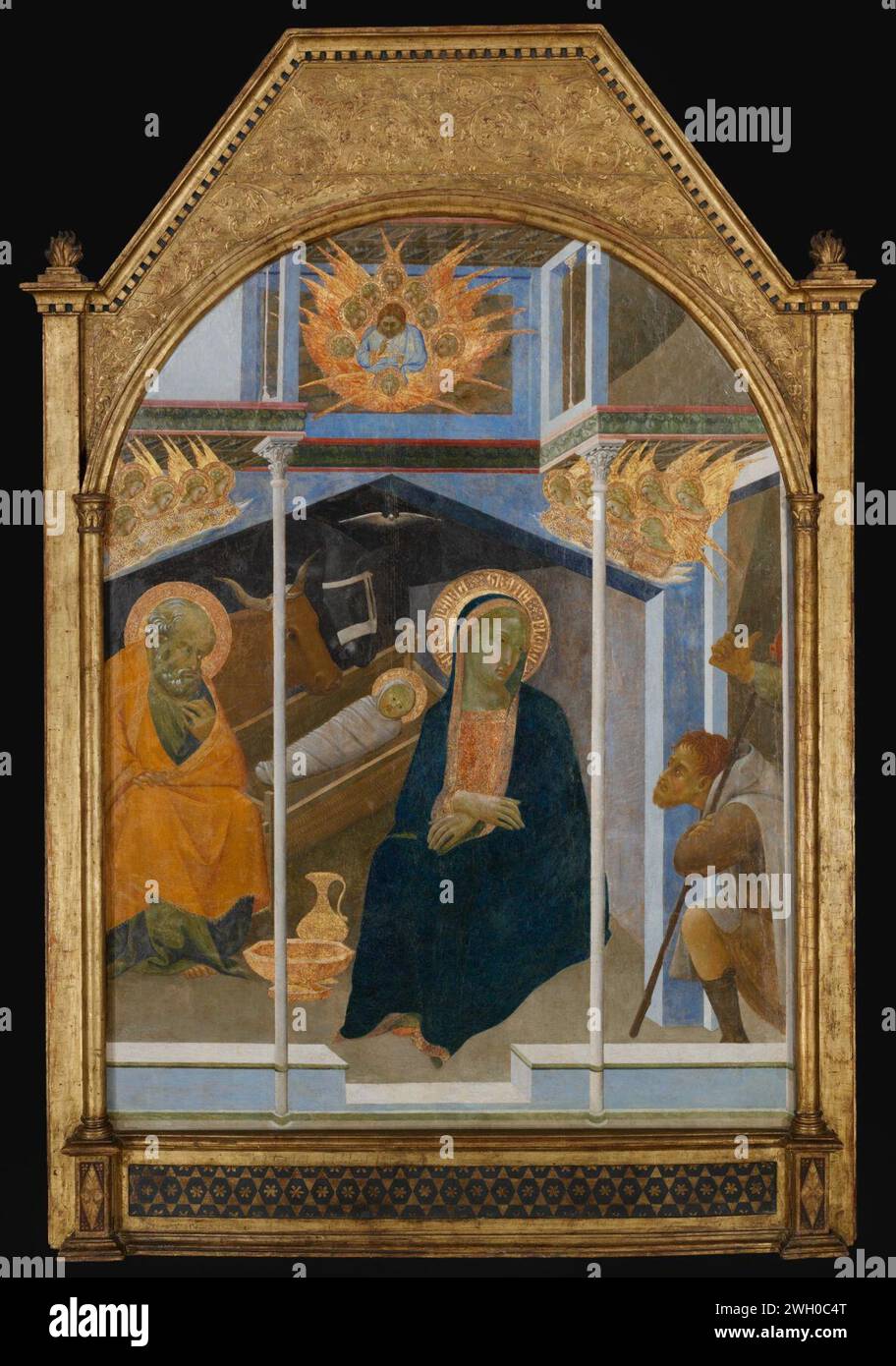 Bartolommeo Bulgarini - The Adoration of the Shepherds Stock Photo - Alamy