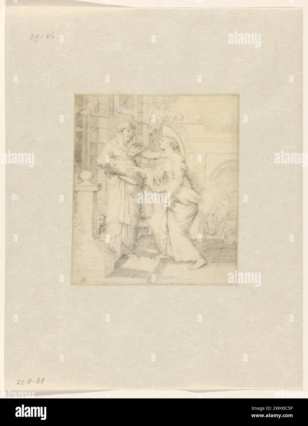 De Visitation, Jan Snellen, After Gerard de Lairesse, 1721 - 1787 ...