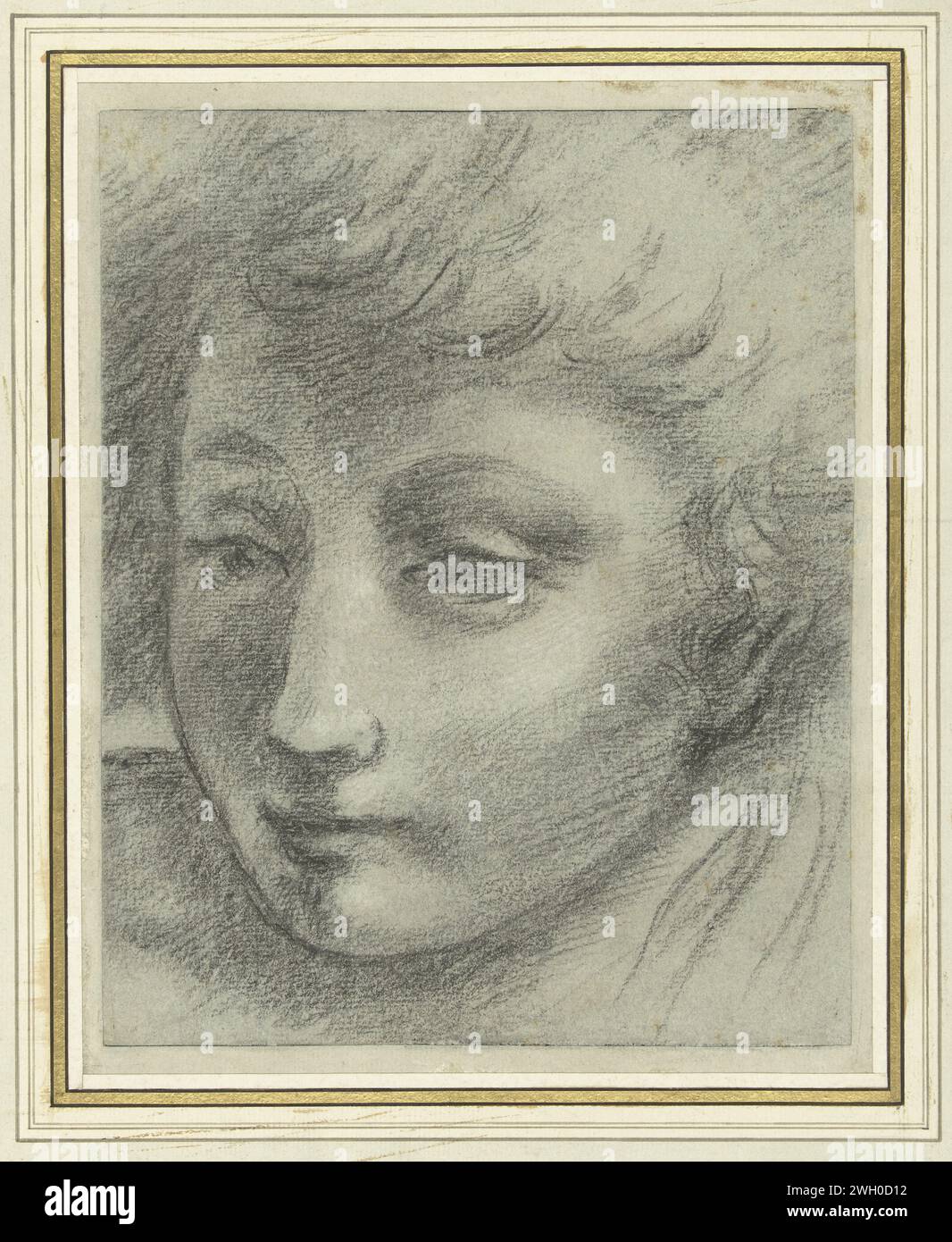 Jongen's head, federico barocci (attributed to), 1540 - 1612 drawing ...