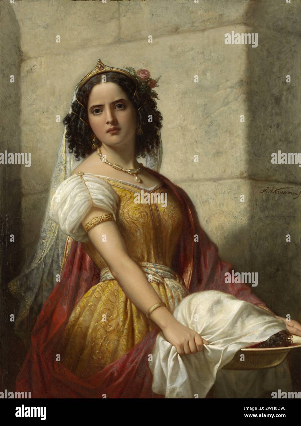 Salomé with the head of Johannes de Boper, Jan Adam Kruseman, c. 1861 ...